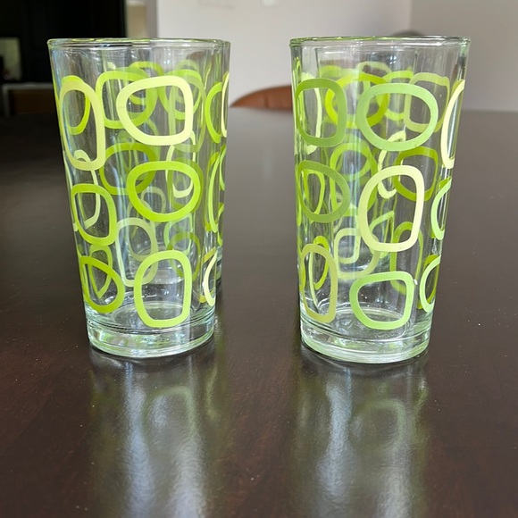 federal glass | Dining | Retro Mod Atomic Circle Glasses | Poshmark